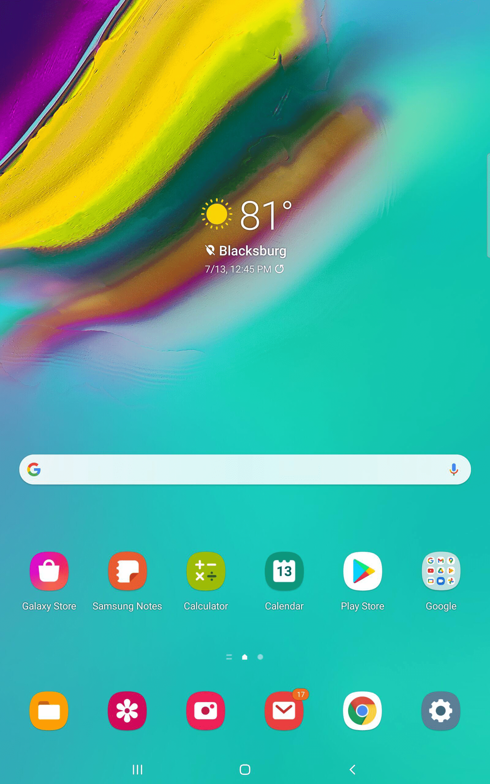 From the Home screen, tap the Settings icon.