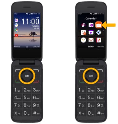 ALCATEL SMARTFLIP (4052R) - Calendar - AT&T