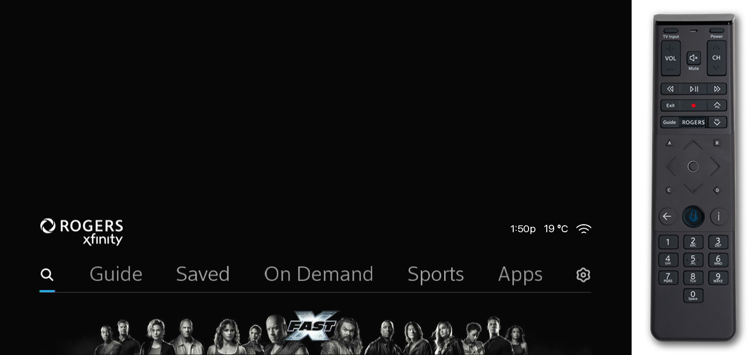 Press and hold the ROGERS and Info buttons on your Rogers Xfinity Voice ...