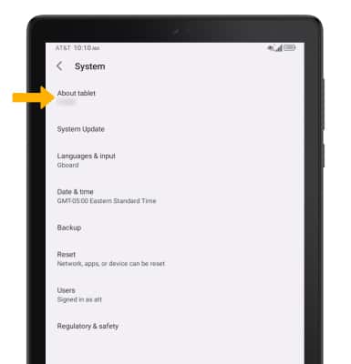 TCL TAB 8 SE (9136R) - Software Version - AT&T