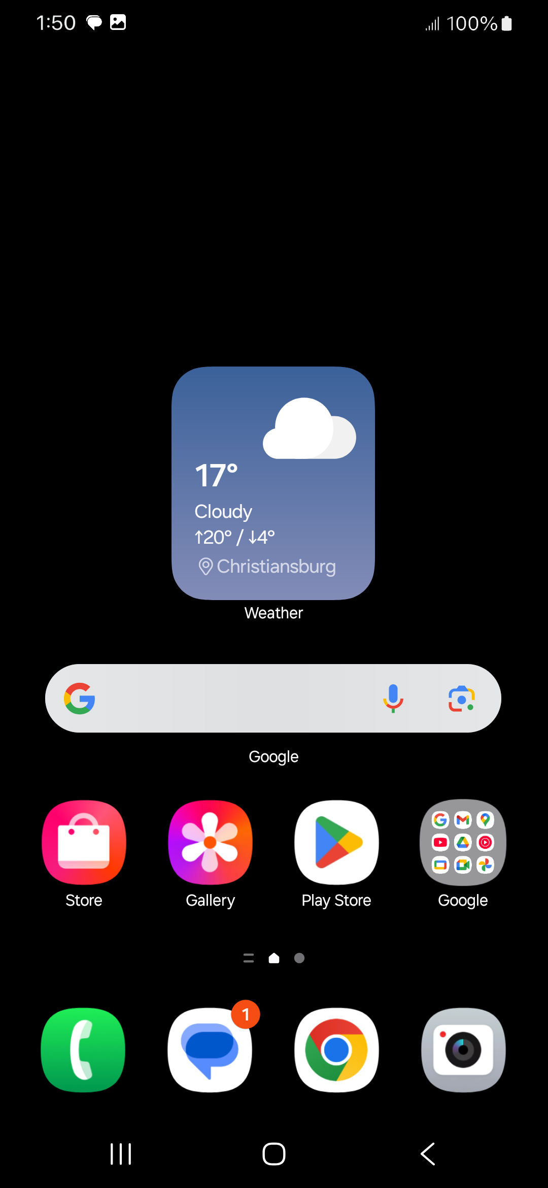 From the Home screen, drag down the Notification panel from the left ...