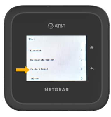Netgear Nighthawk M6 Pro (MR6500) - Reset Device - AT&T