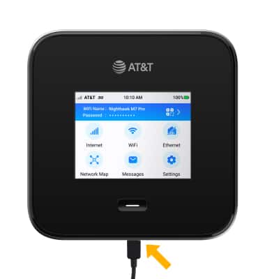 Netgear Nighthawk M7 Pro (MR7400) - Charge the Battery - AT&T