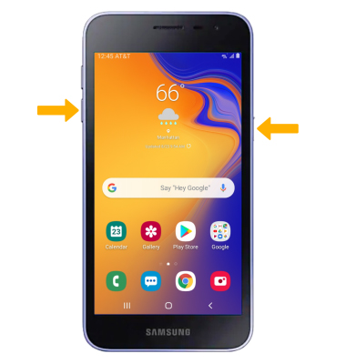 Samsung Galaxy J2 Dash (J260A) - Tomar una captura de pantalla - AT&T