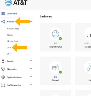 ATT Internet Air for Business 5G Gateway - Add a Printer to a Static IP ...